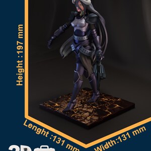 Albedo Overlord STL Model Custom Art Cartoon Action Figure Movie Anime ...