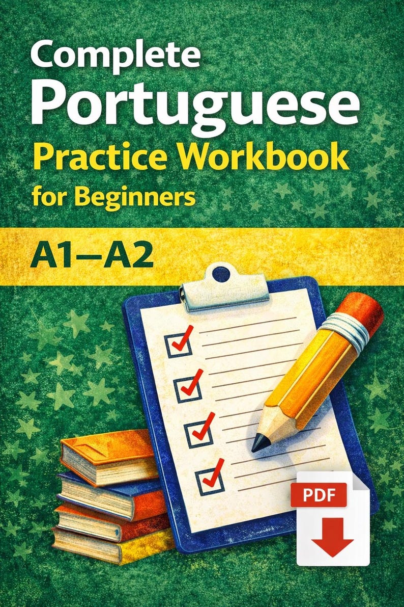 Portuguese A1-B1 Learning Bundle | 30 Short Stories & A1–A2 Practice ...