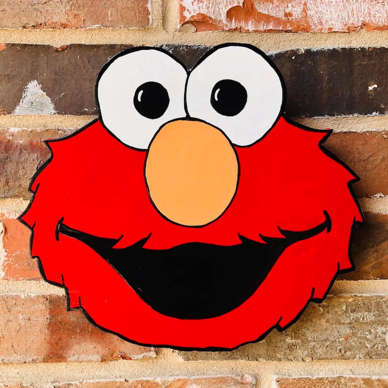 Elmo, Muppet Wall Art - Etsy