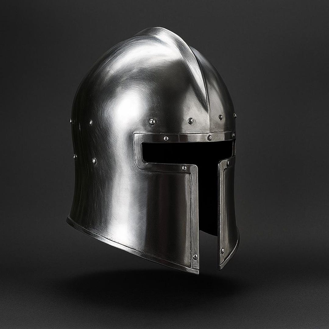 Handmade Italian Medieval Barbuta Helmet – Perfect for Renaissance Fair ...