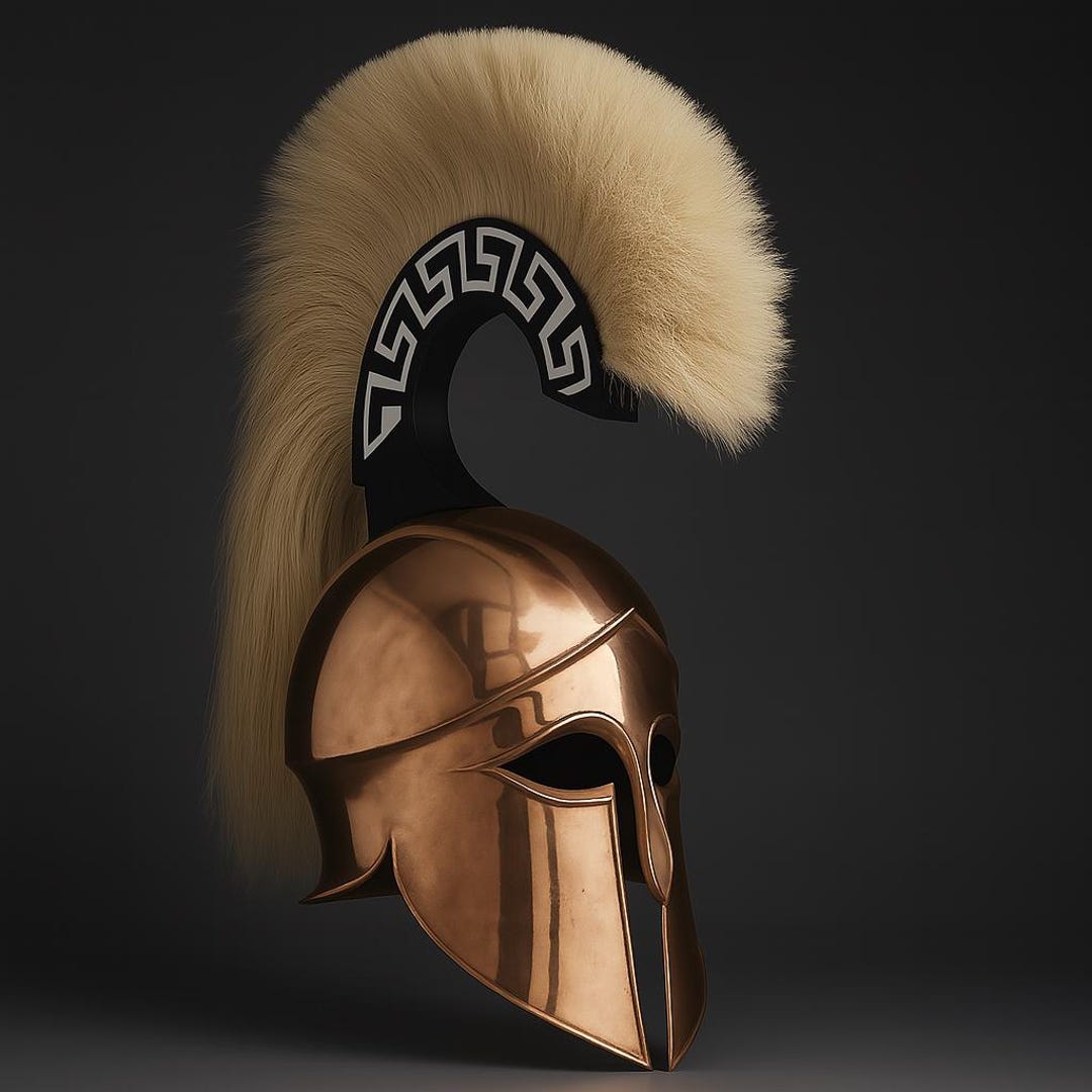 Corinthian Helmet – Ancient Greek Warrior Armor for Cosplay, LARP ...
