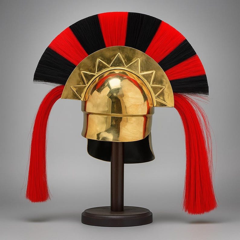 Corinthian Helmet – Ancient Greek Warrior Armor for Cosplay, LARP ...