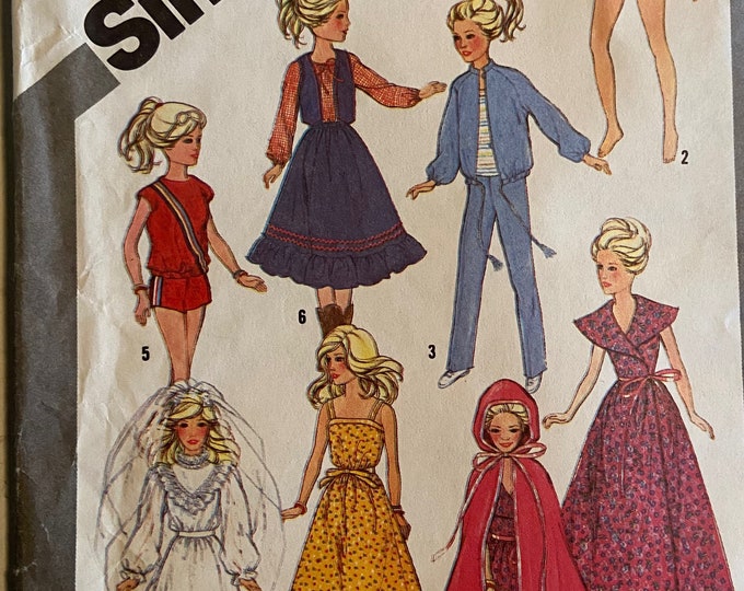 Simplicity 5356 Craft Sewing Pattern Barbie Clothes UNCUT - Etsy
