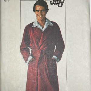 Simplicity 7741 Men's Sewing Pattern Robe 38 - 40 UNCUT - Etsy