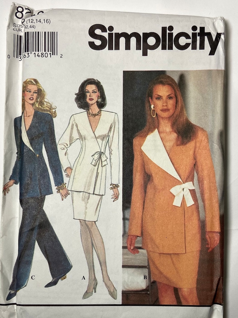 Simplicity 8733 Women's Sewing Pattern Pants Skirt Lined - Etsy