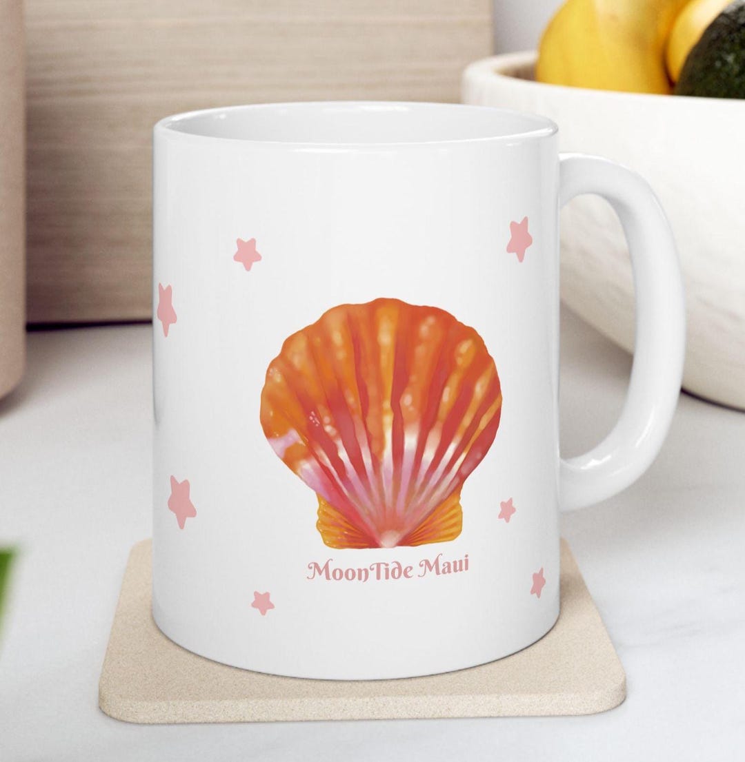 Sunrise Shell Mug | Designed on Maui - Etsy