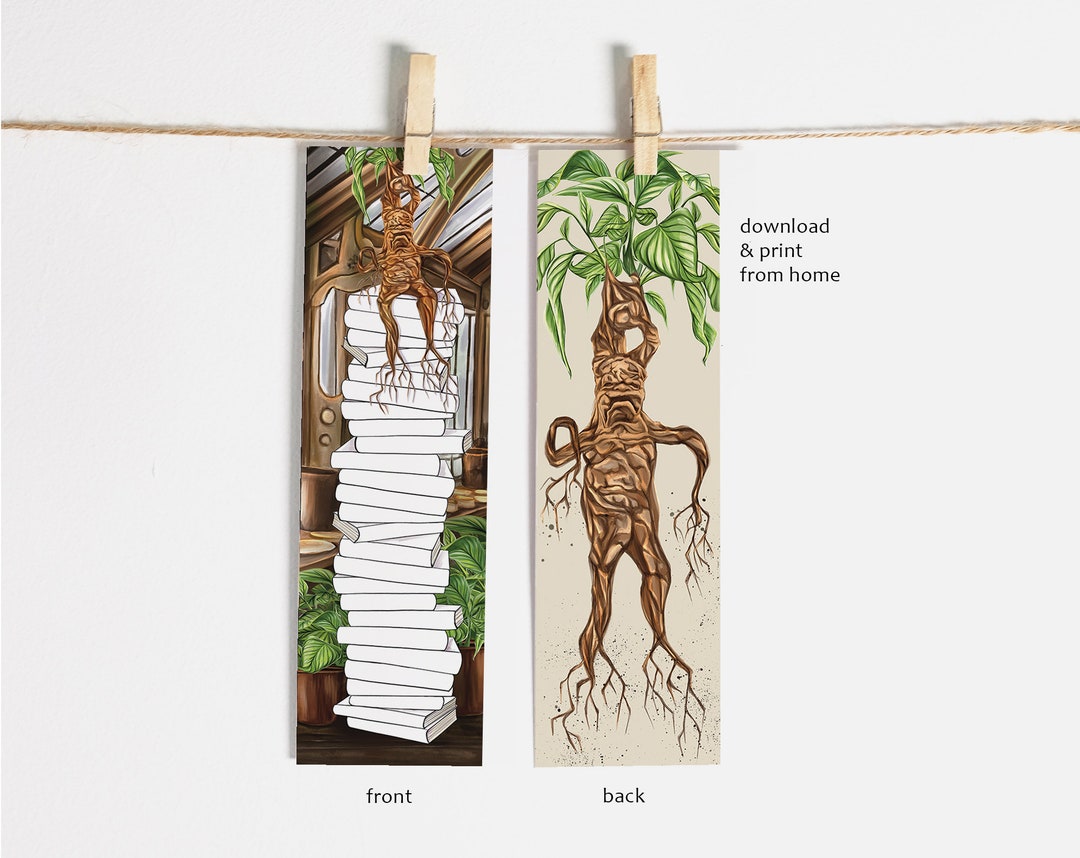 Printable Bookmark Wizard Wand Book Tracker Great for Book - Etsy