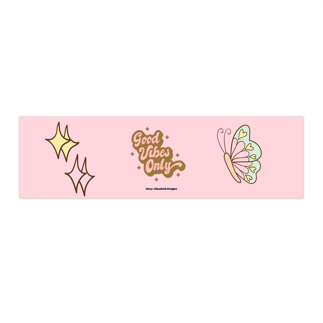Good Vibes Only Bumper Stickers, Fun Car Decals, Positive Quotes ...