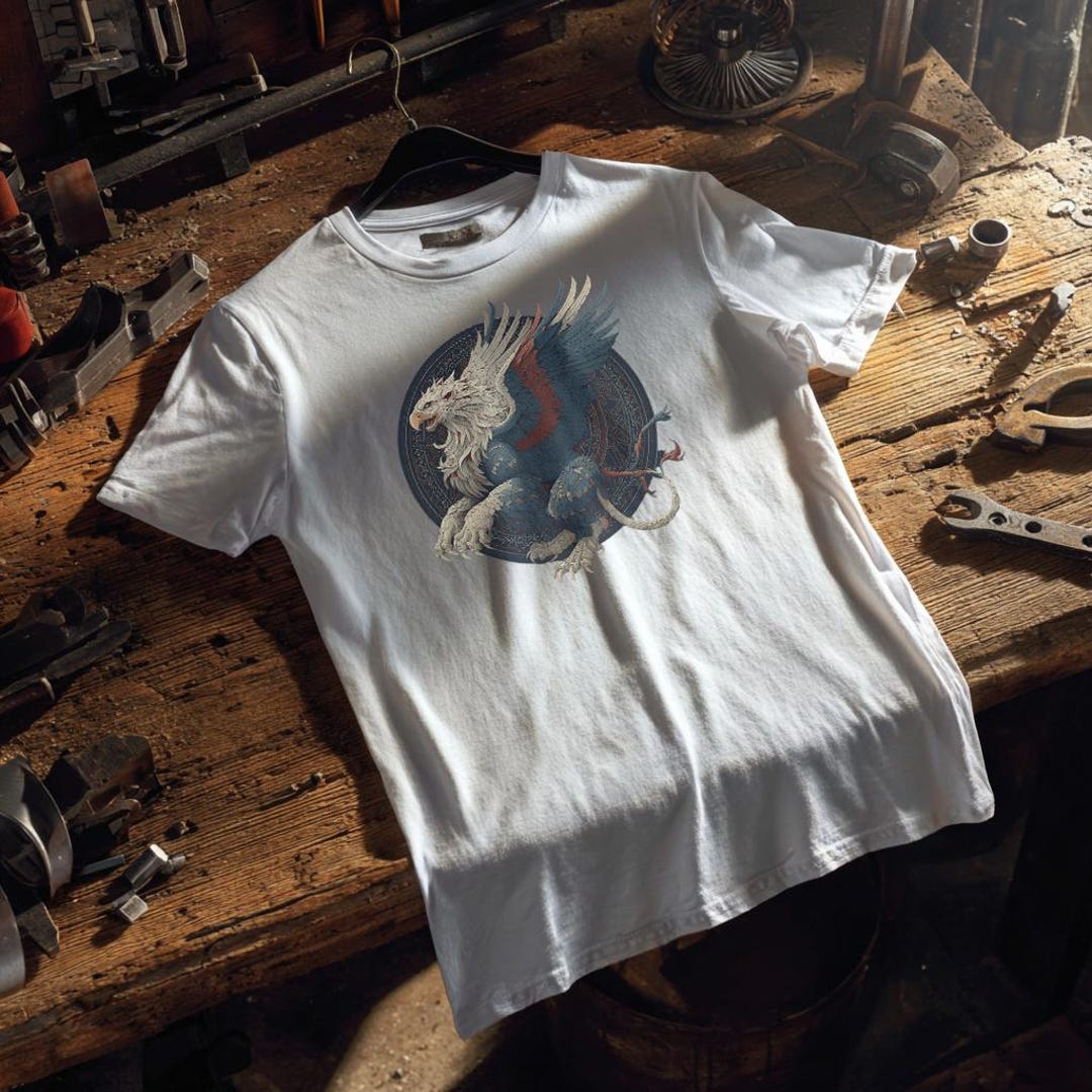 Griffin T-shirt: DND Renfest Medieval Fantasy Graphic Tee - Etsy
