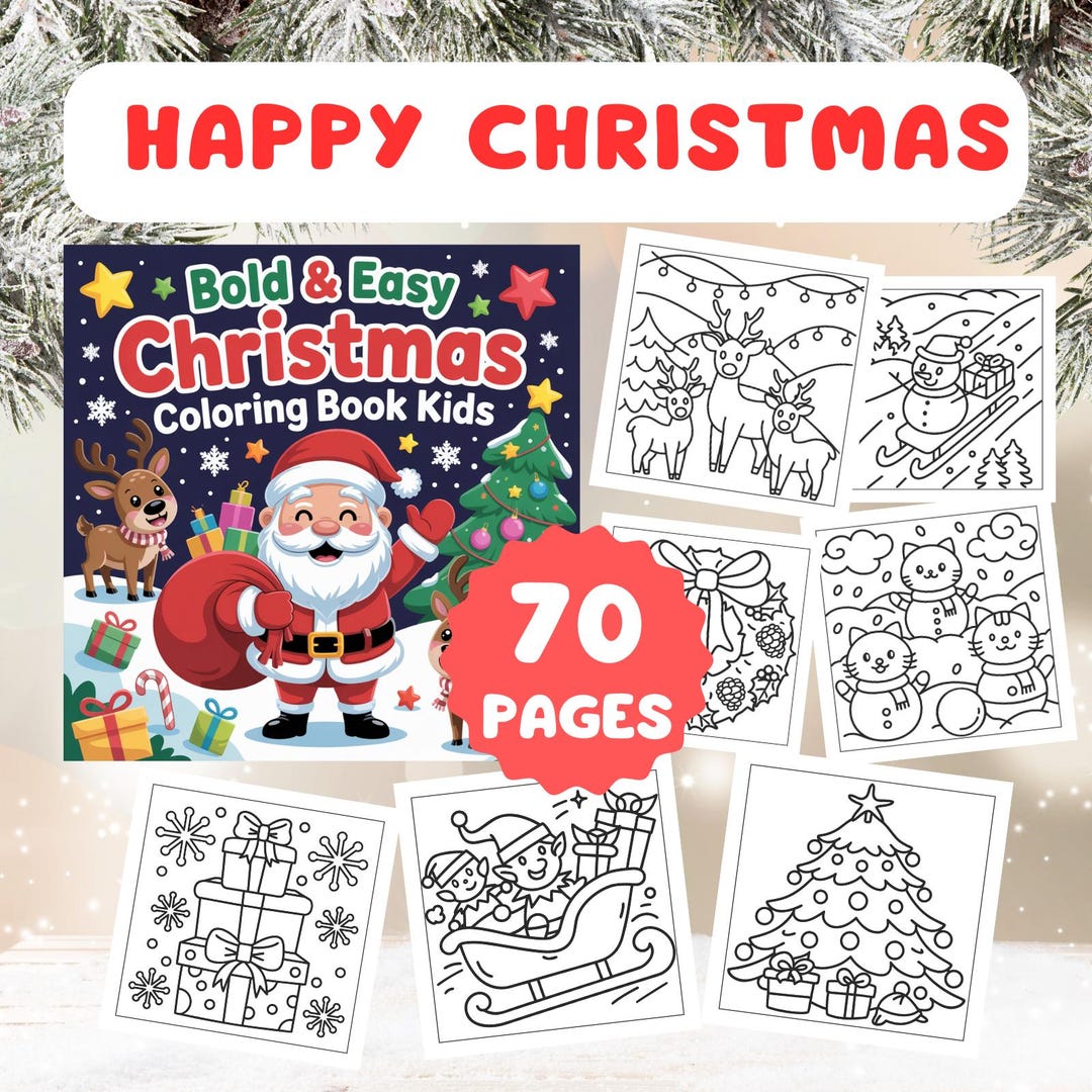 Christmas Coloring Pages, Christmas Printable, Winter Coloring Pages ...