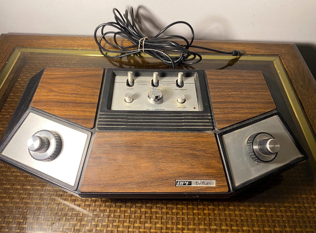 Vintage GTE TV Fun Pong Console 1970s Home Video Game - Etsy Australia