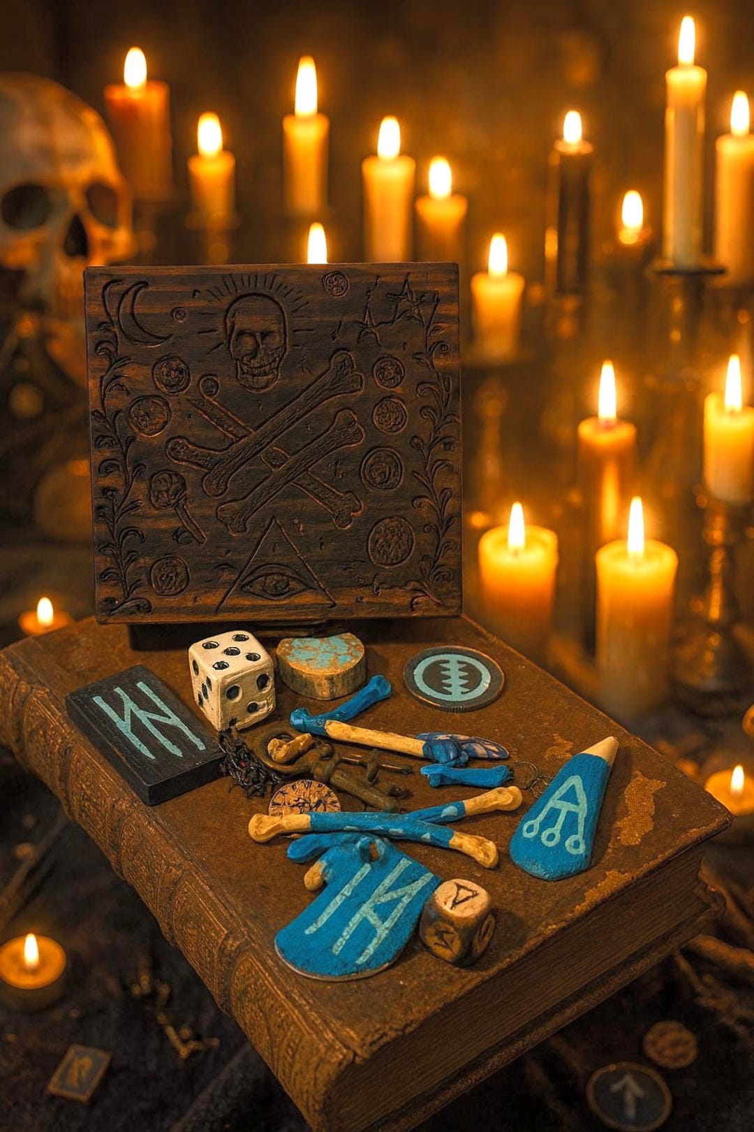 Authentic Shadow Shaman Fortune Telling, Bone Casting Kit. for New or ...