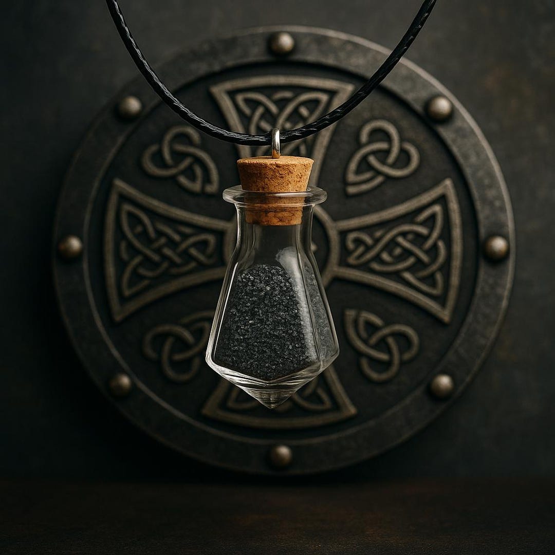 Shadow Shaman Black Lodestone Amulet: Hoodoo Money & Protection Pendant ...