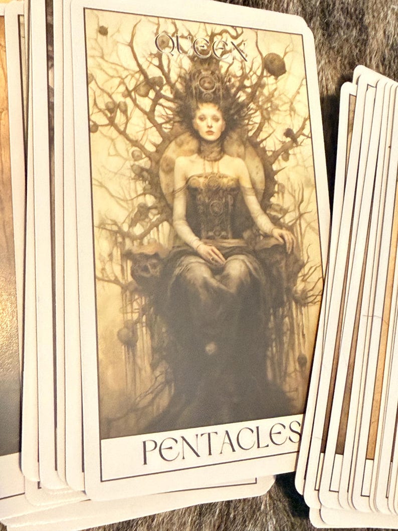 Dark Gothic Tarot Deck – Horror Divination, Shadow Work (72-card Mini ...