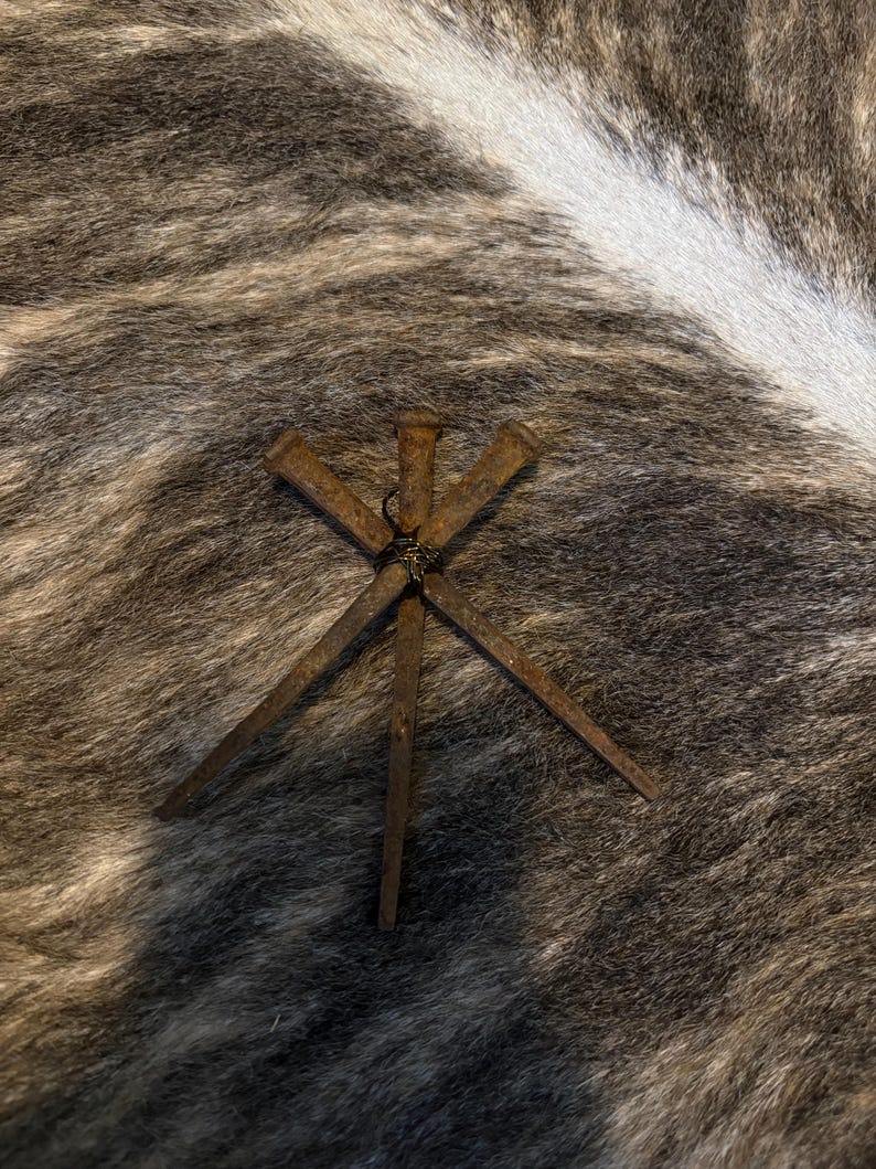 The Triple-cross of the Restless Gate (coffin Nail Door Ward) - Etsy ...
