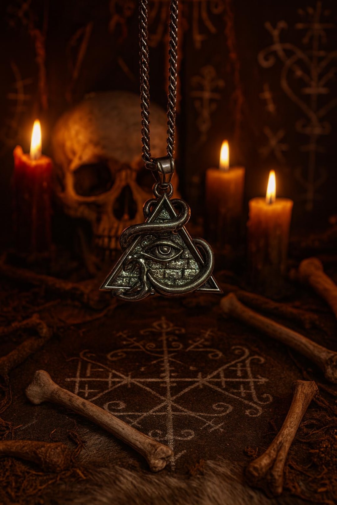 Lore of the Eye of Damballa – the Serpent Triangle - Etsy