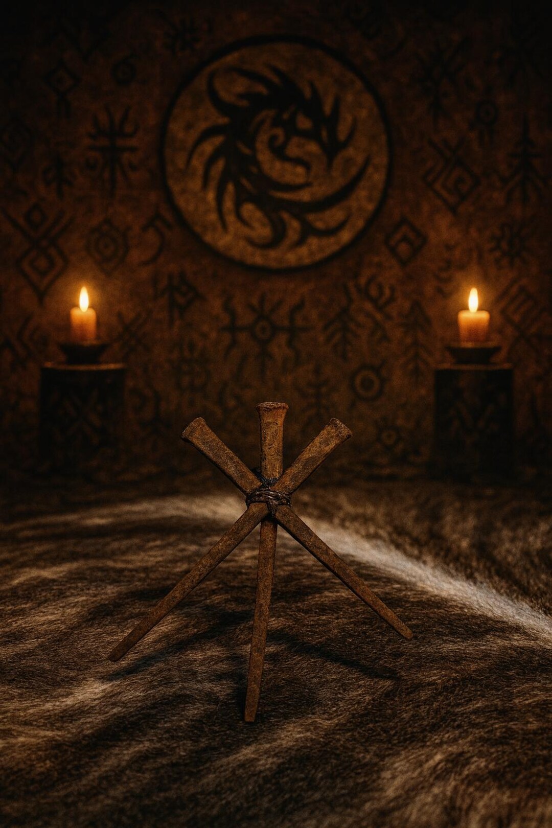 The Triple-cross of the Restless Gate (coffin Nail Door Ward) - Etsy