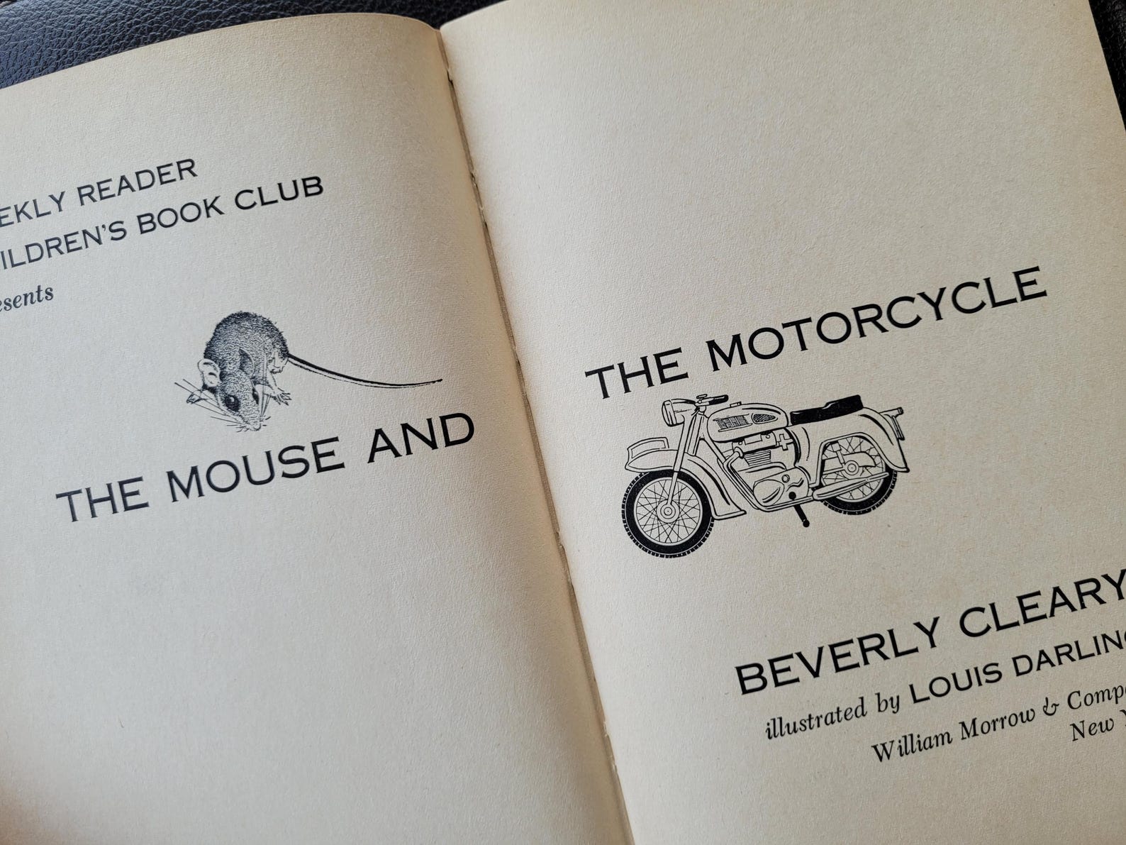 Hardback Beverly Cleary the Mouse and the Motorcycle Book, Illustrated ...