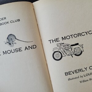 Hardback Beverly Cleary the Mouse and the Motorcycle Book, Illustrated ...