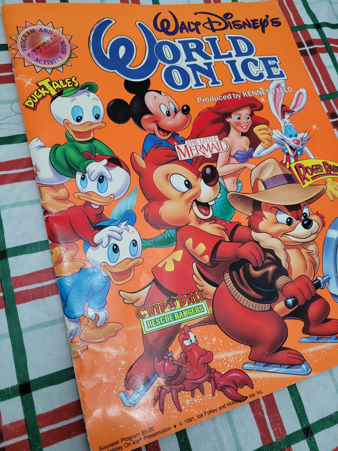 Walt Disney's World on Ice Program Book, Produced by Kenneth Feld ...