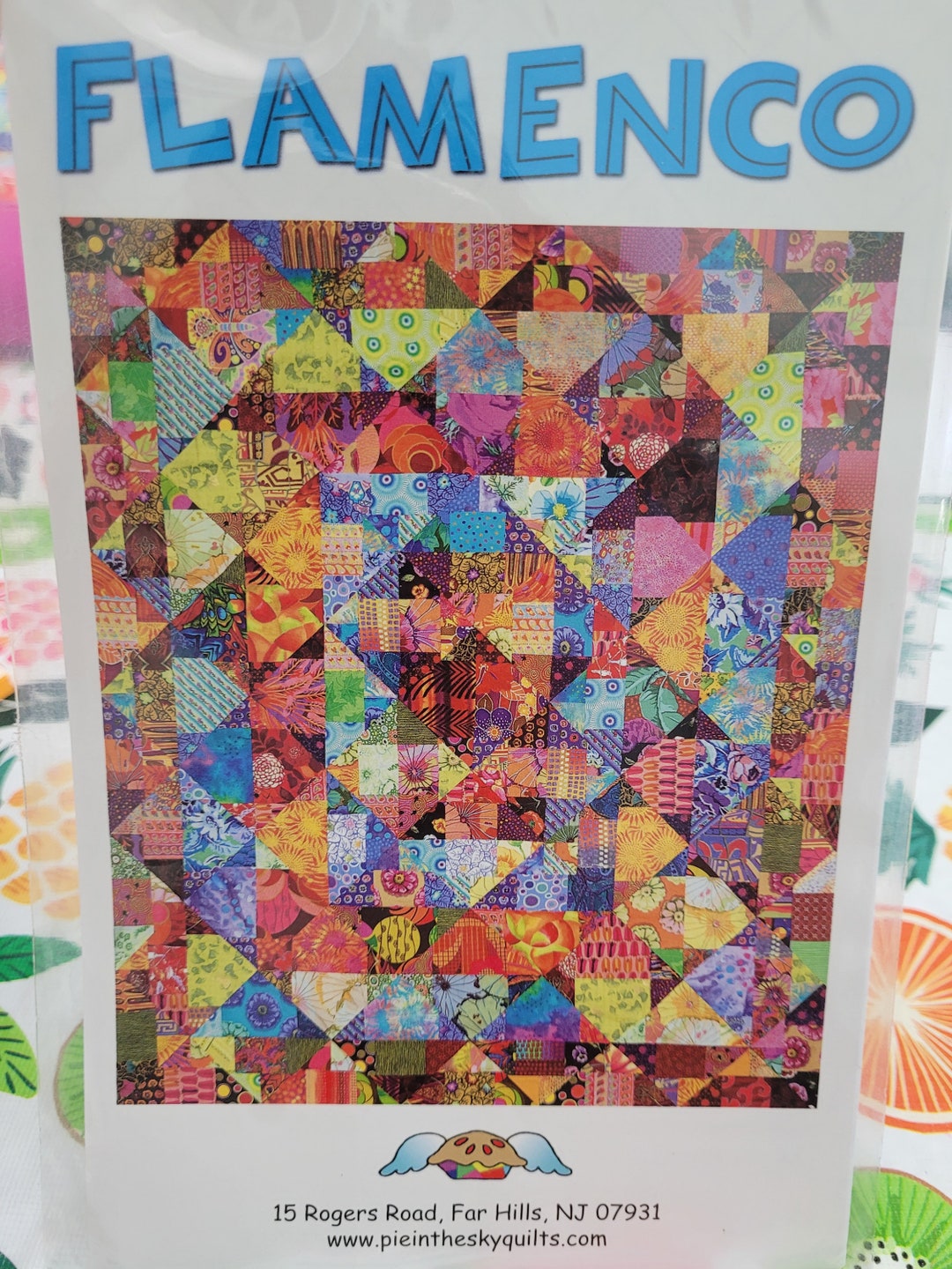 Flamenco Pattern by Pie in the Sky Quilts, Assortment of Fabrics Quilt ...