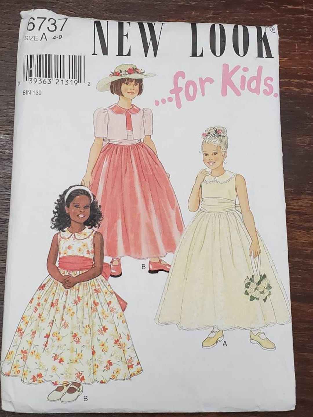 CUT: New Look 6737 Pattern...for Kids Pattern. Princess Dress Pattern ...