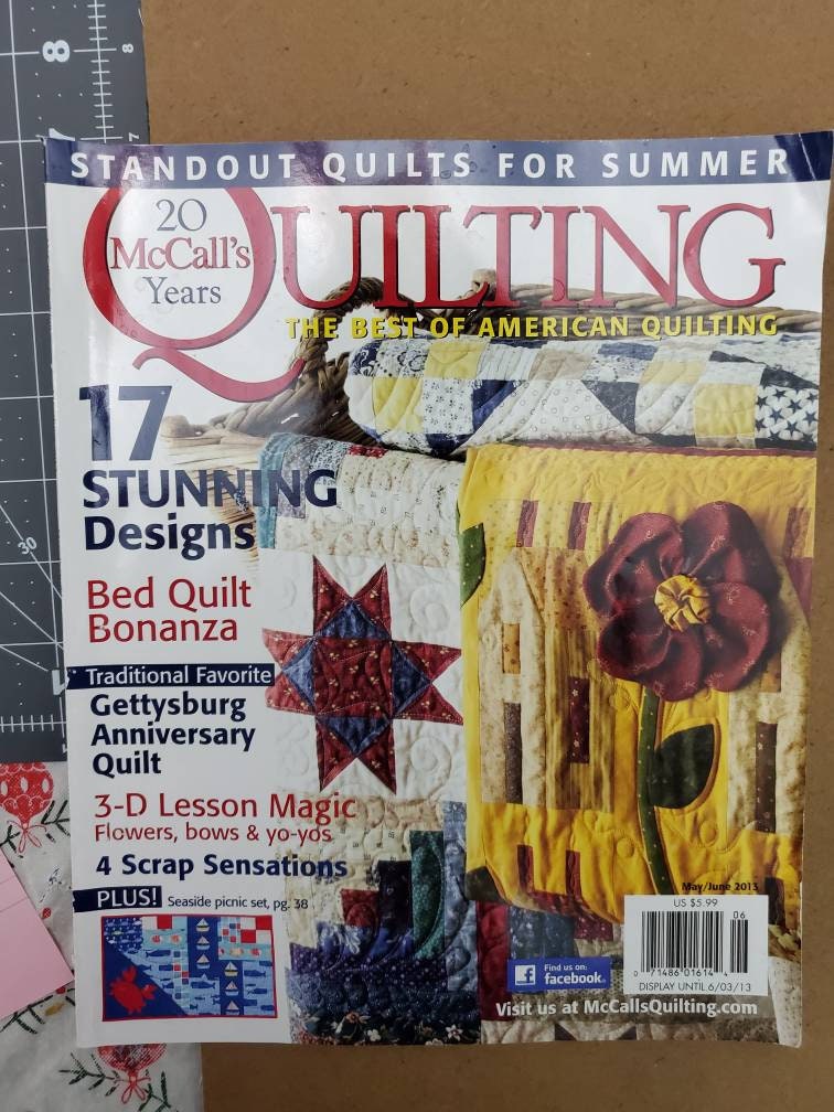 Mccall's Quilting Magazines, Gettysburg Anniversary Quilt, Deployment ...