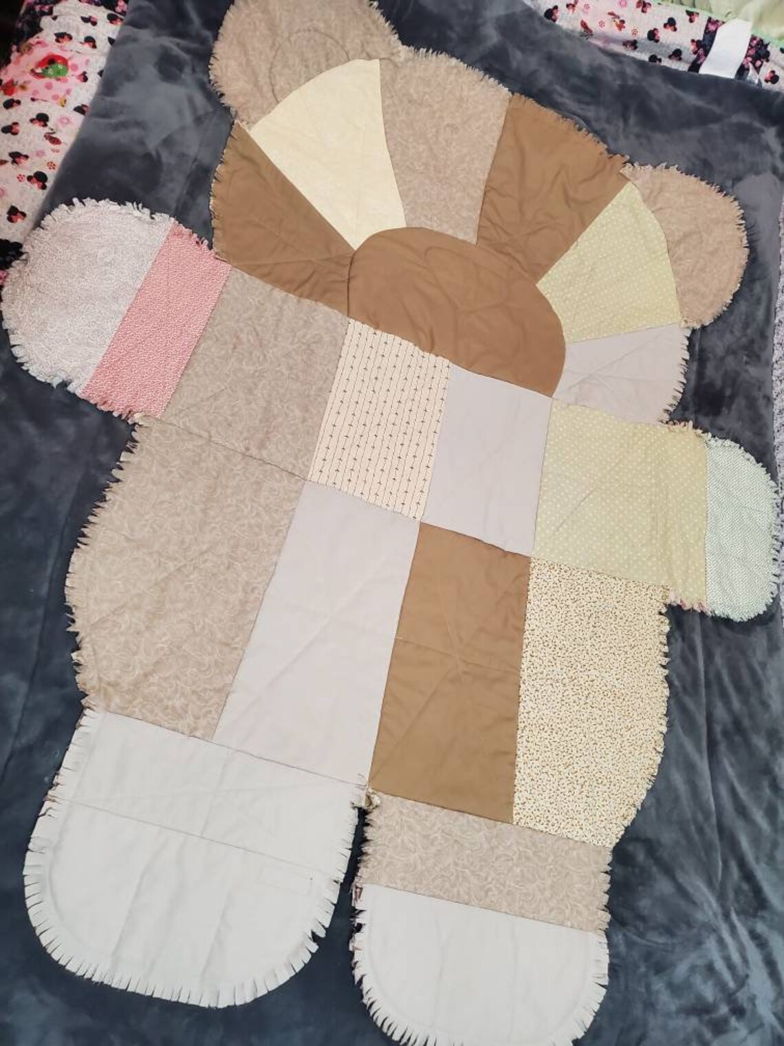 Teddy Bear Rag Quilt for Toddler Gift, Newborn Gift, Baby Shower ...