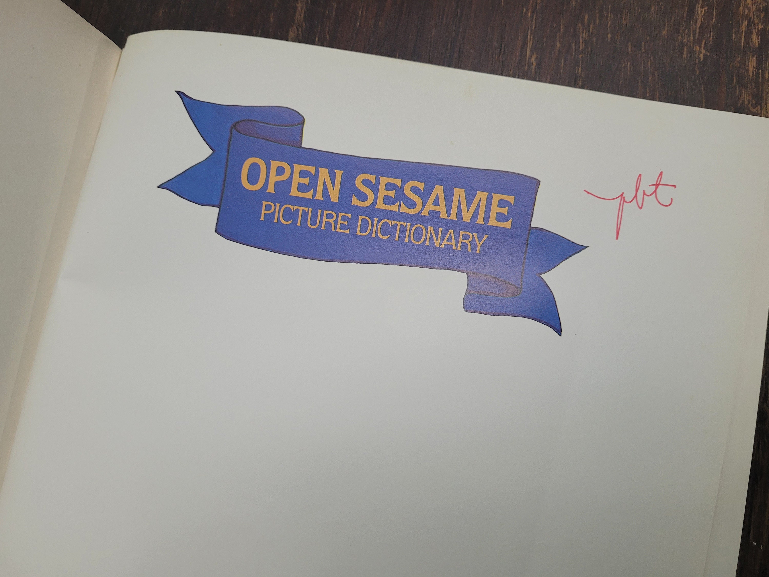 Open Sesame Picture Dictionary English as a Second Language - Etsy