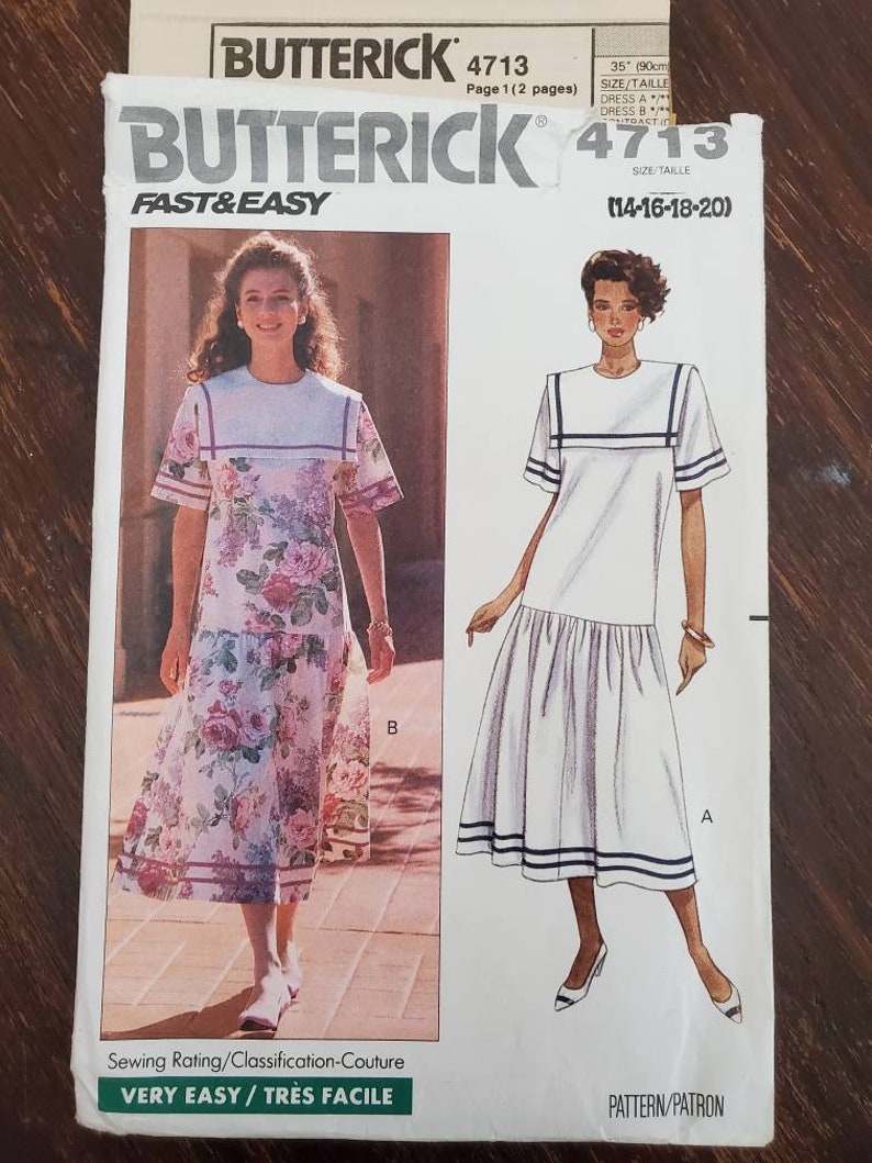 UNCUT: Butterick Patterns Butterick 4629, Butterick 4713, Butterick ...