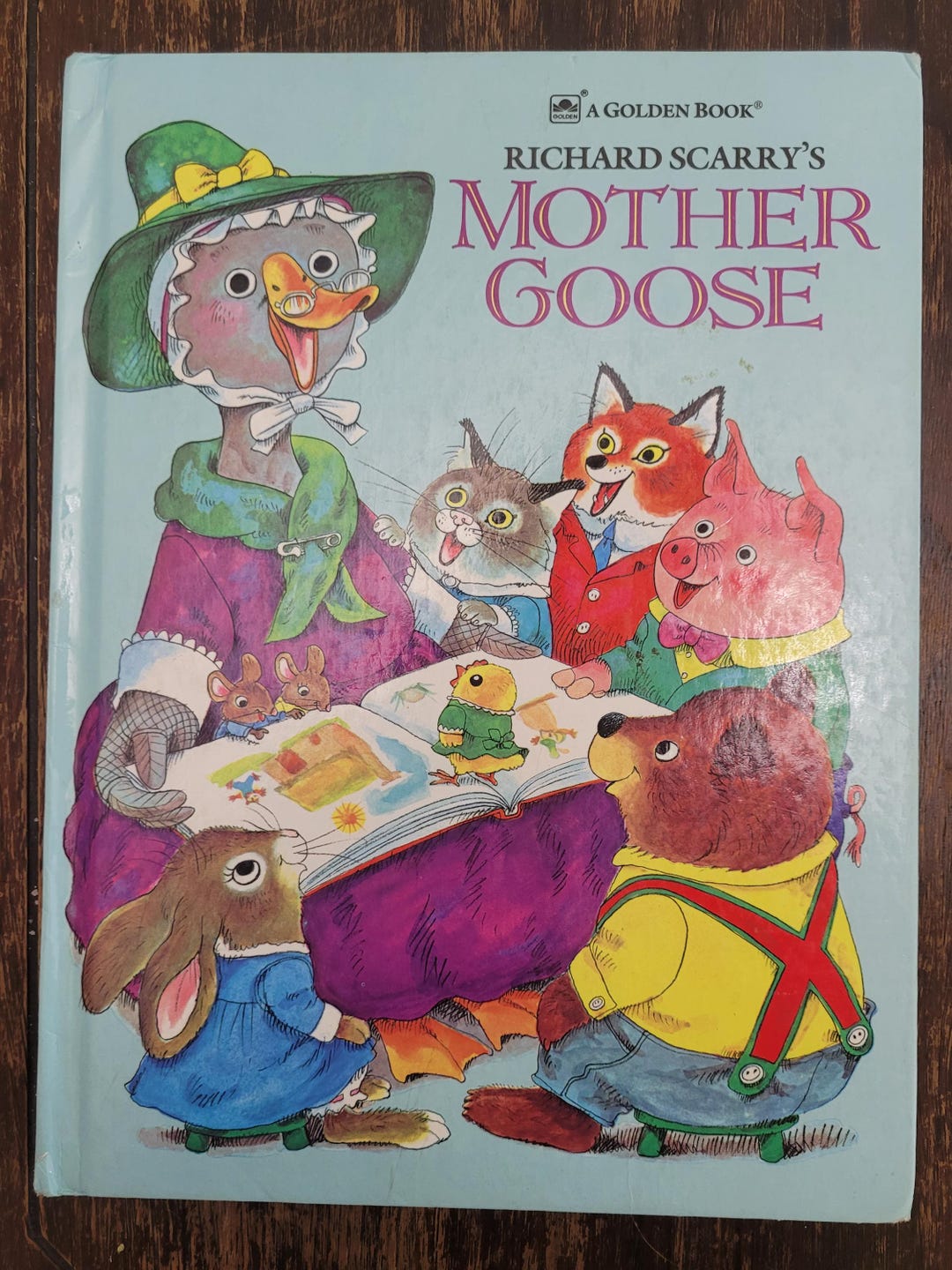 Richard Scarry's Mother Goose Book, A Golden Book, Nursery Rhymes ...