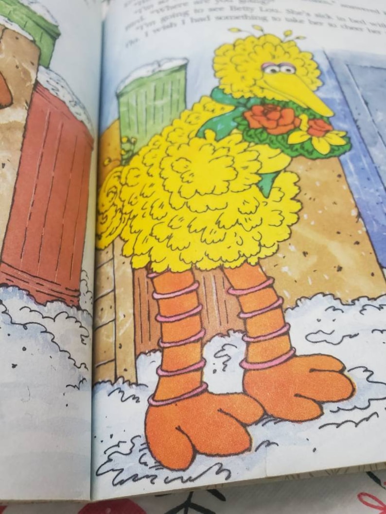 Big Bird Brings Spring to Sesame Street, a Little Golden Book Featuring ...