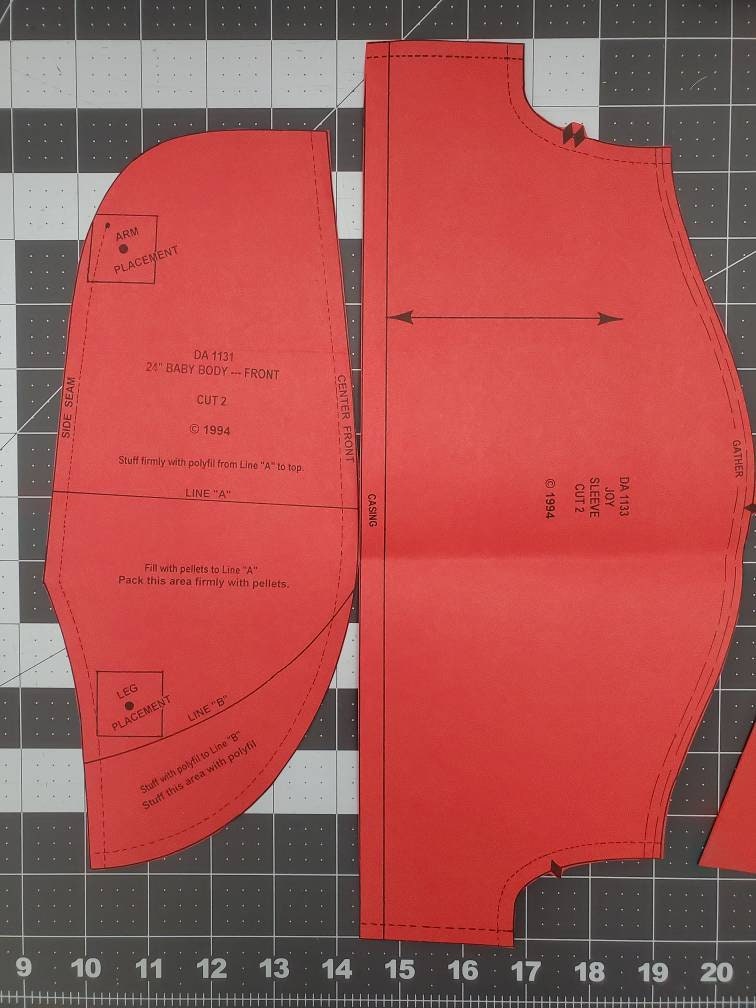 The Doll Artworks Inc Pattern DA 1131, DA 1133 / Joy Doll by Kelly ...