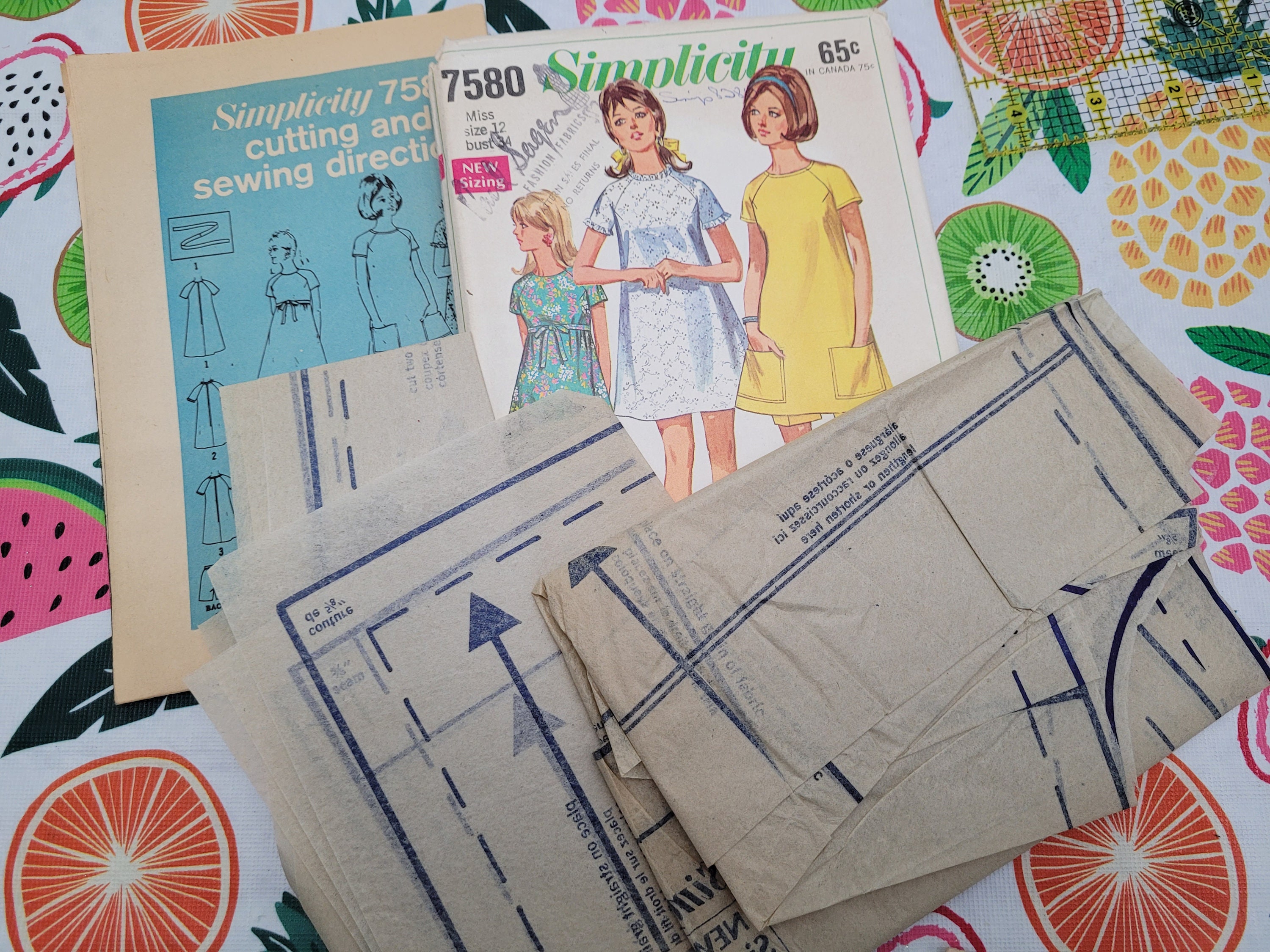 CUT: Simplicity 7252 Pattern, Simplicity 7580 Pattern, Simplicity 7634 ...