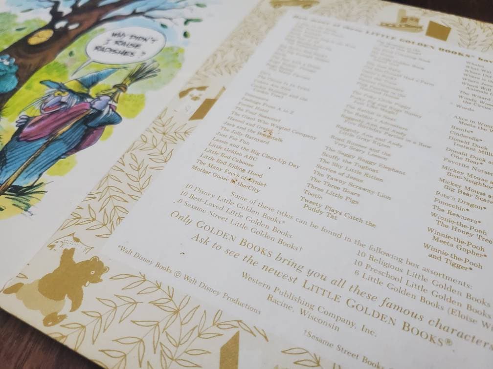 Cookie Monster and the Cookie Tree Sesame Street, a Little Golden Book ...