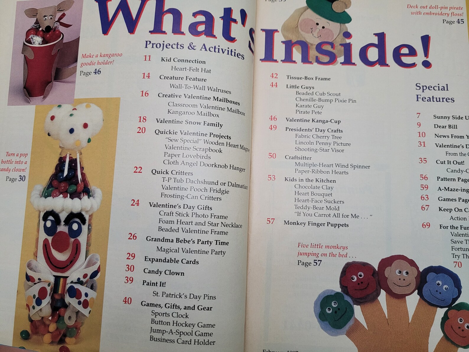 Pack O Fun Magazine, Projects for Kids and Families Valentine Crafts St ...