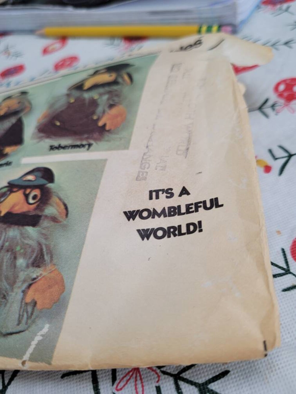 UNCUT: Mccall's 4780 Sewing Pattern for Wombles, It's a Wombleful World ...