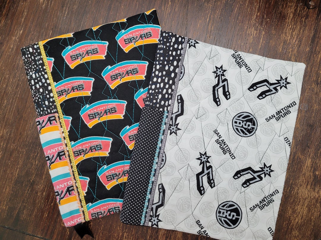 San Antonio Spurs Notebook Covers With Pen Holder, Quilted Book Covers ...