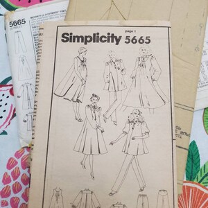 UNCUT: Simplicity 5665 Sewing Pattern, Simplicity 9359 Pattern ...