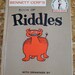 Bennett Cerf's Book of Riddles With Drawings by Roy Mckie, Book Club ...