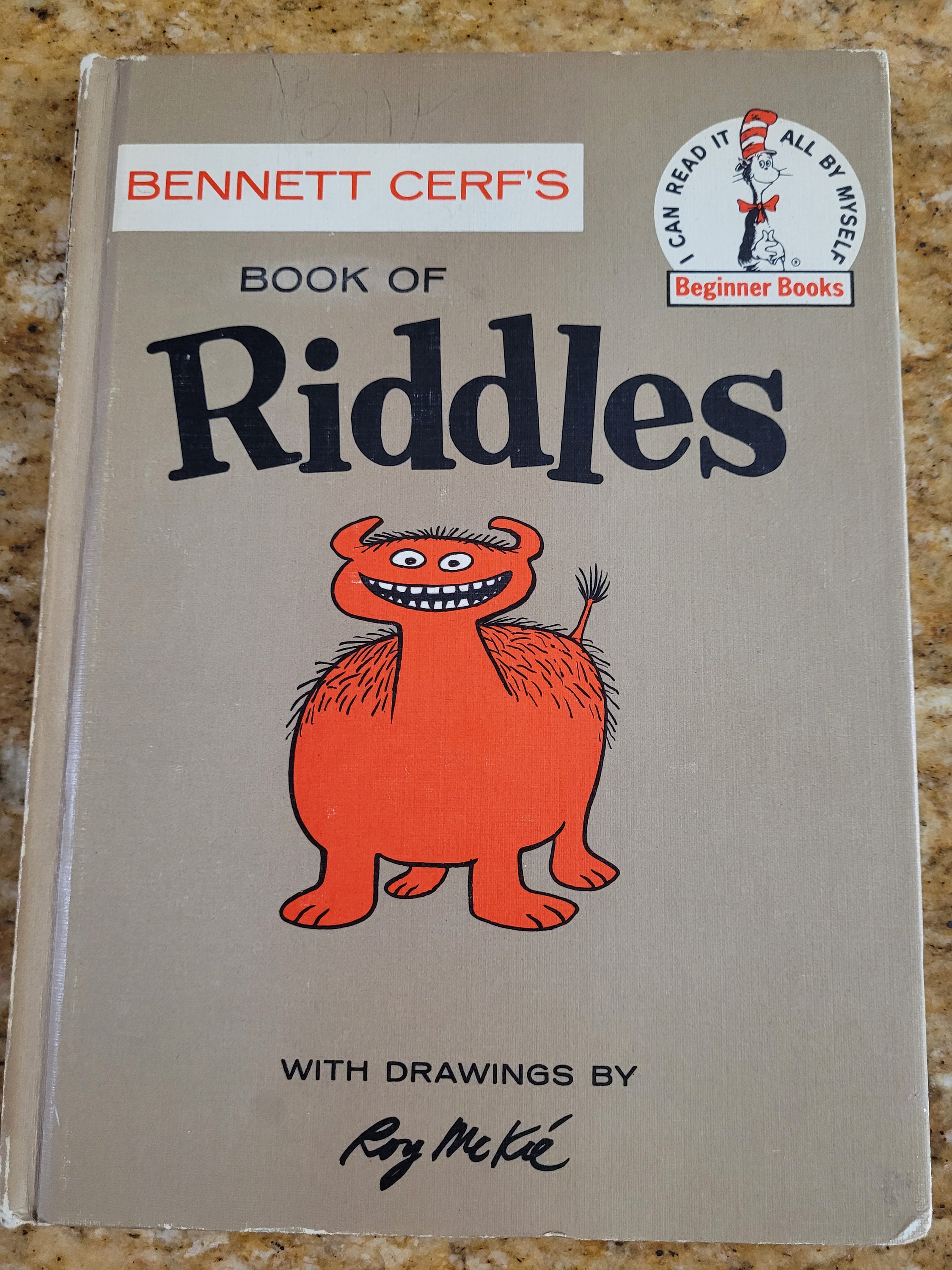 Bennett Cerf's Book of Riddles With Drawings by Roy Mckie, Book Club ...