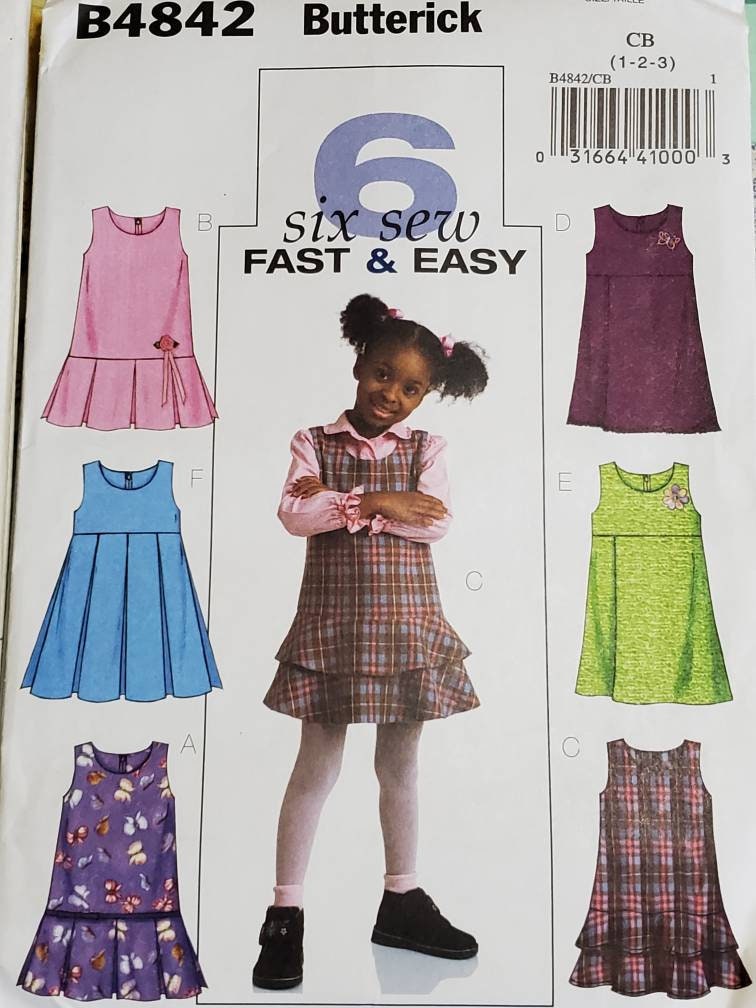 UNCUT: Six Sew Fast & Easy Sewing Patterns Butterick 3772, Butterick ...