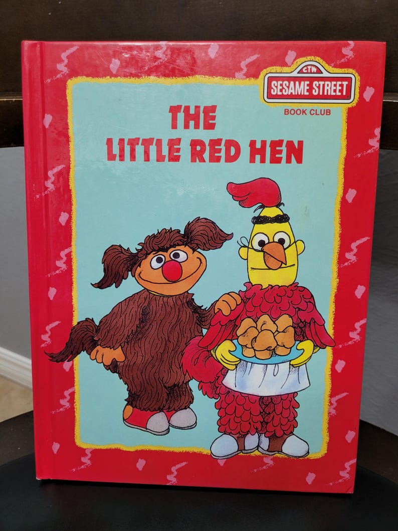 CTW Sesame Street Book Club: the Little Red Hen Book, What Did You ...