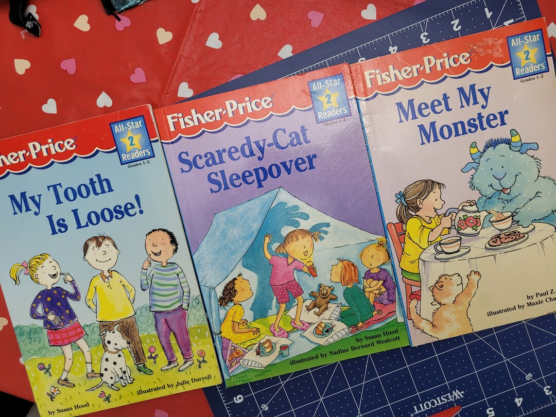 Fisher-price All-star Reader's, Level 2 Books: Scaredy-cat Sleepover ...
