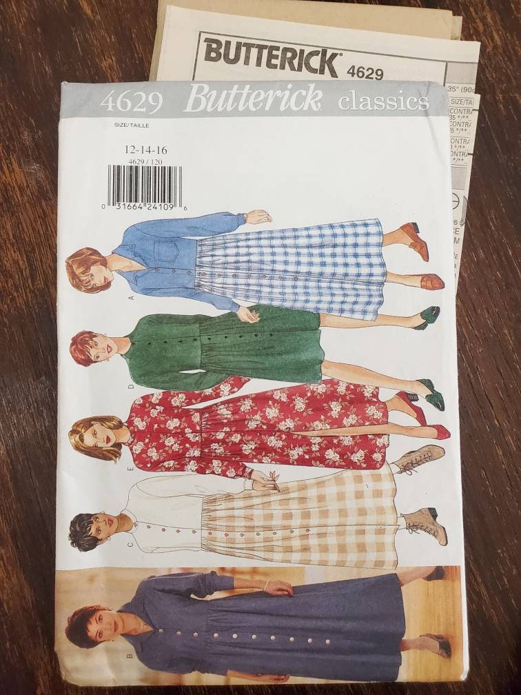 UNCUT: Butterick Patterns Butterick 4629, Butterick 4713, Butterick ...