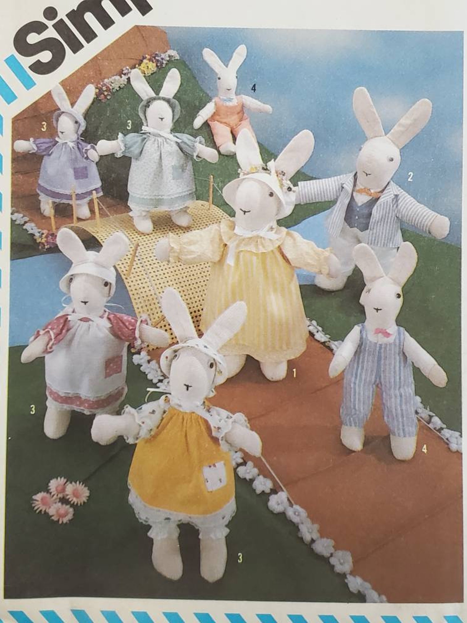 UNCUT: Simplicity 6312 Pattern, Simplicity Crafts Pattern for Easter ...