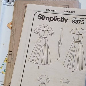 UNCUT: Simplicity 8375 Pattern Misses'/Miss Petite Dress | Etsy