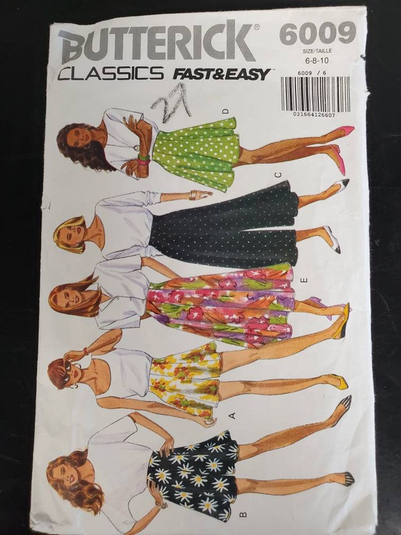 UNCUT: Easy Sewing Patterns Butterick 4849, Butterick 5216, Butterick ...