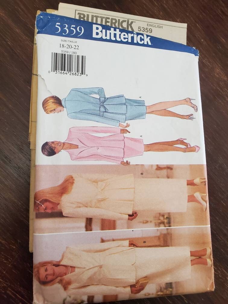 UNCUT: Butterick Patterns Butterick 4629, Butterick 4713, Butterick ...