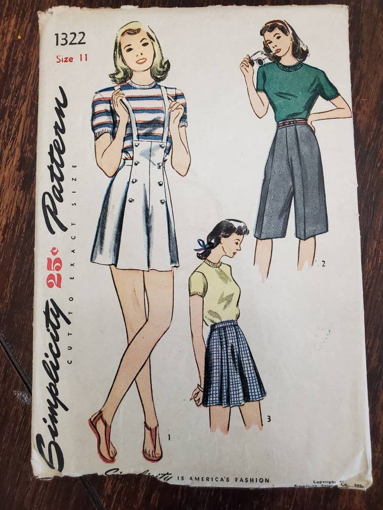 CUT: Simplicity 1322 Pattern, Simplicity 1990, Simplicity 2049 ...